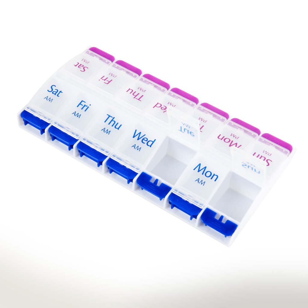 AM/PM Pill Organizer for 1 Week - Style Asia Inc.